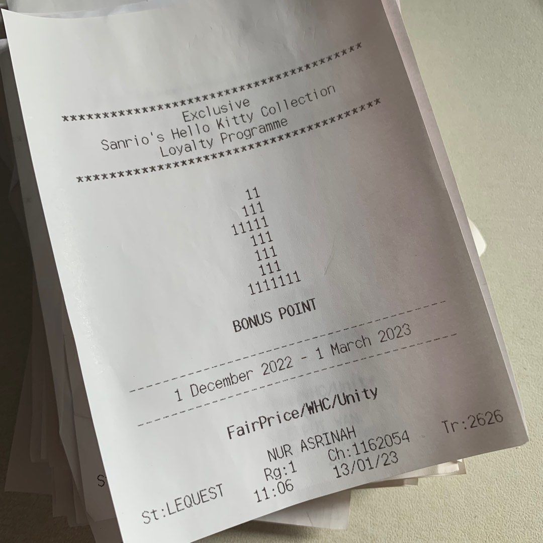 ntuc bonus points sanrio hello kitty redemption fairprice, Tickets ...