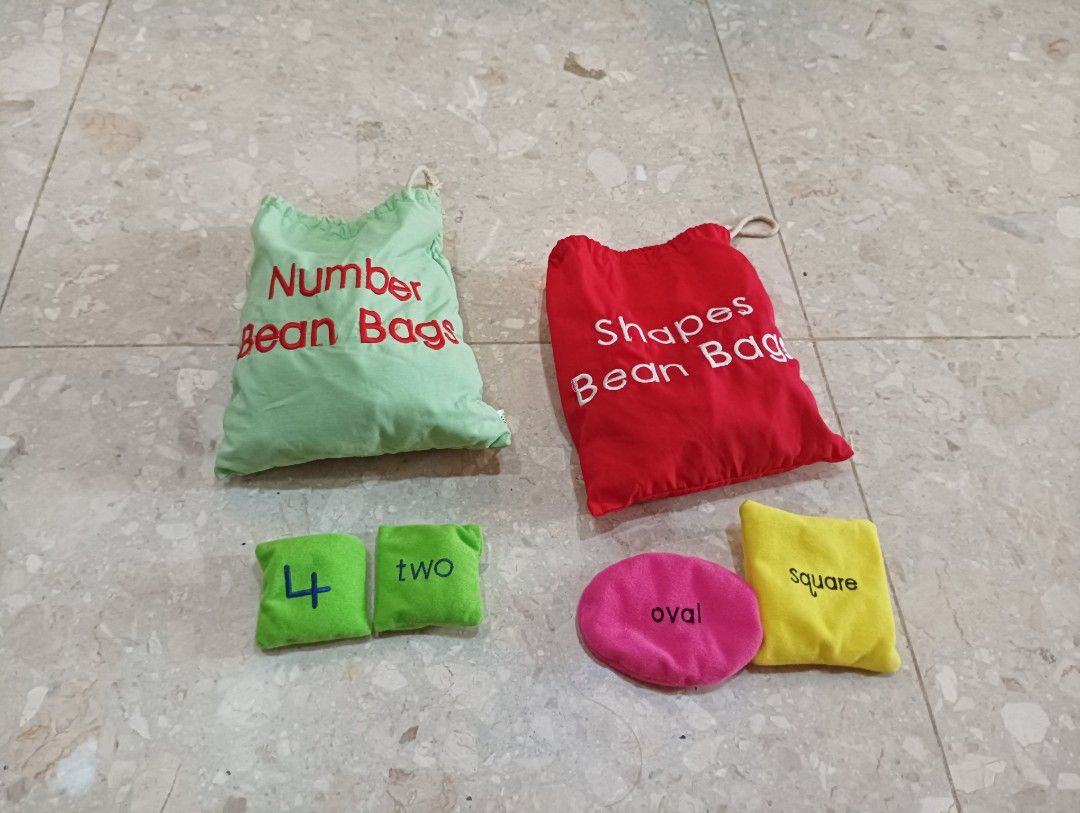 Numbers & Shapes Bean Bags - Learning Resources, Hobbies & Toys ...