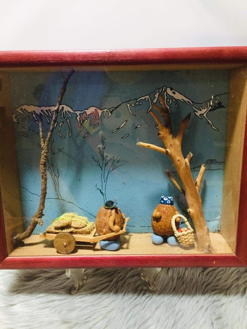Nut Art Japanese Diorama Frame Wall decor, Furniture & Home Living ...