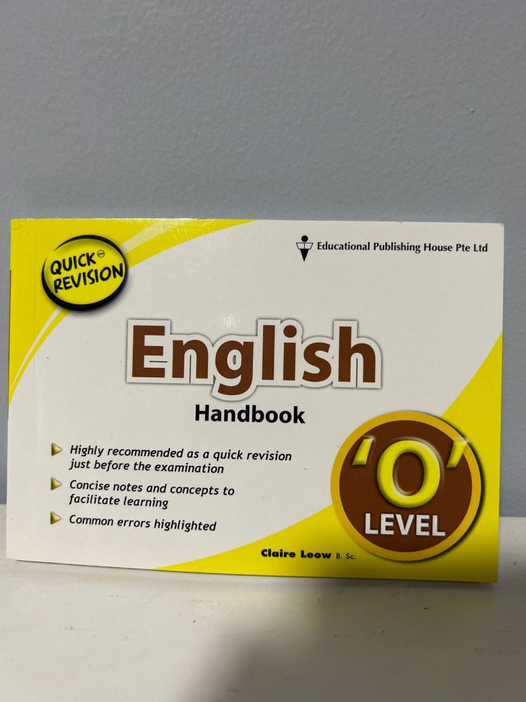 O level English Handbook, Hobbies & Toys, Books & Magazines, Assessment ...