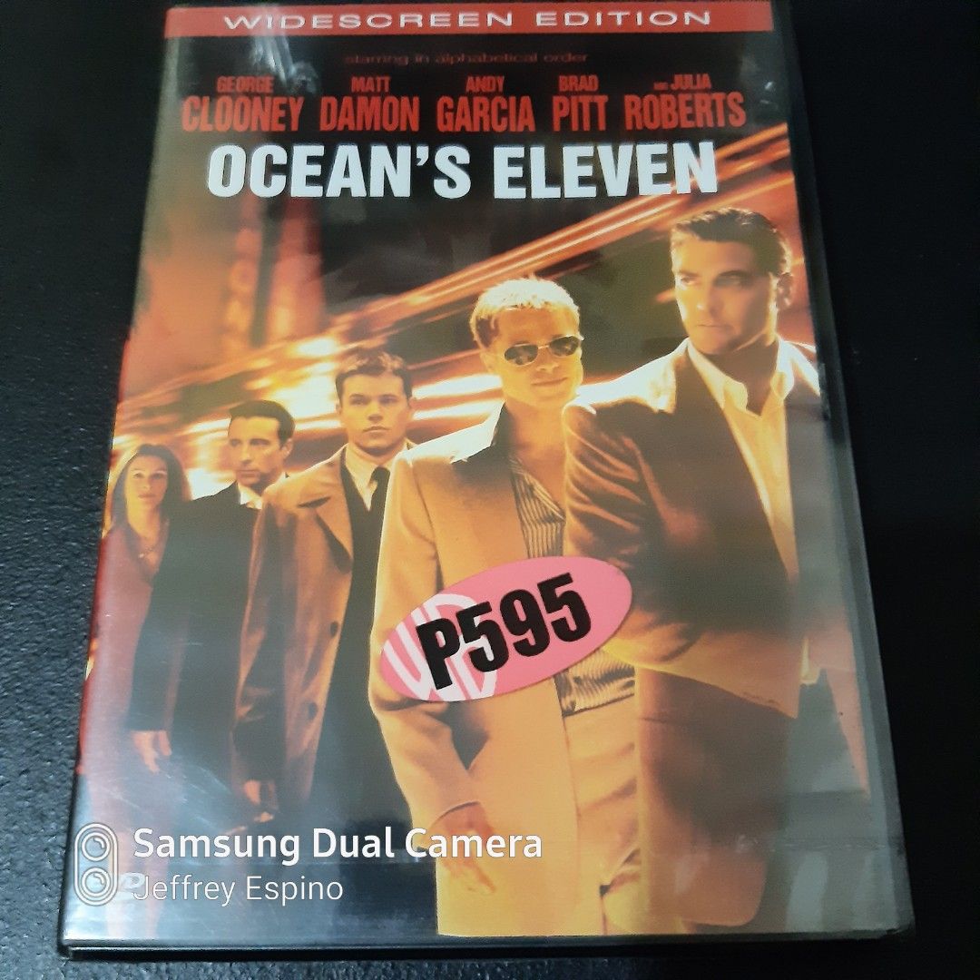 Oceans Eleven DVD, Hobbies & Toys, Music & Media, CDs & DVDs on Carousell
