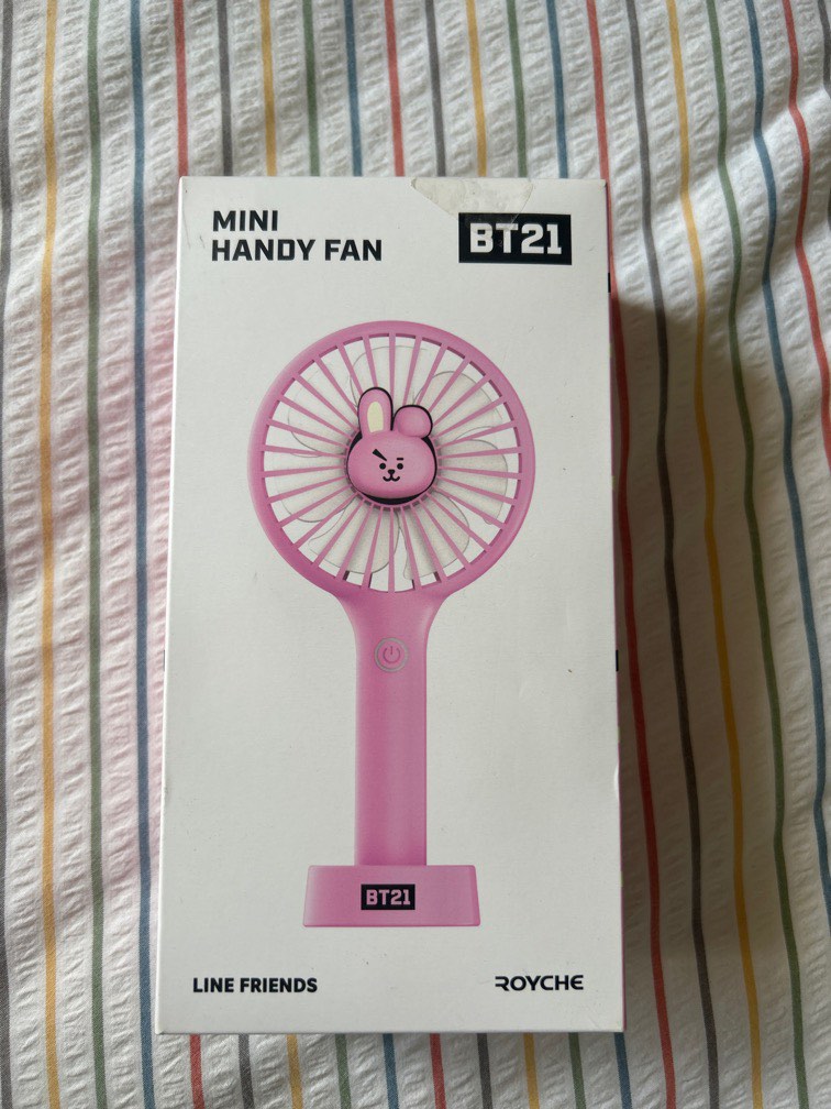 Official BT21 Cooky Mini Fan, Hobbies & Toys, Memorabilia ...