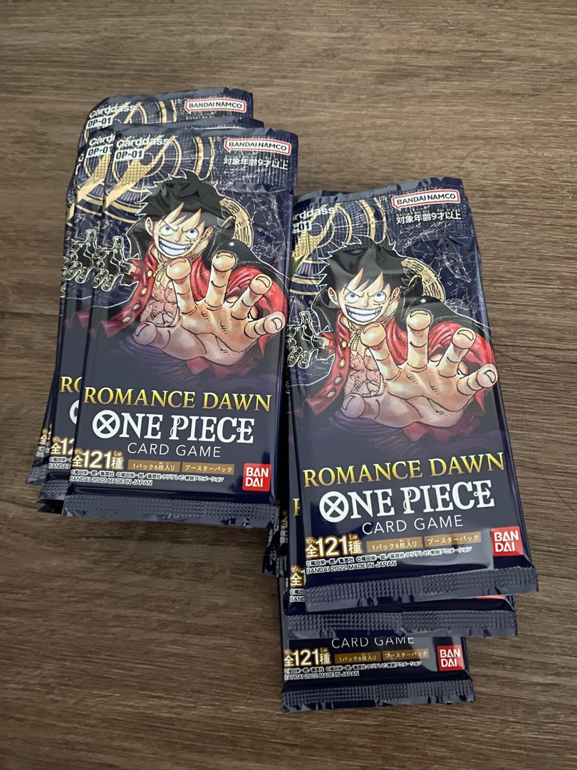 OP-01 Filtered Packs One Piece Card Game TCG Romance Dawn, Hobbies ...