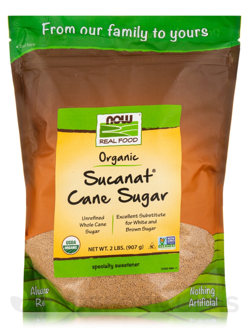 Organic Sucanat Cane Sugar - Now Real Food, Food & Drinks, Other Food ...