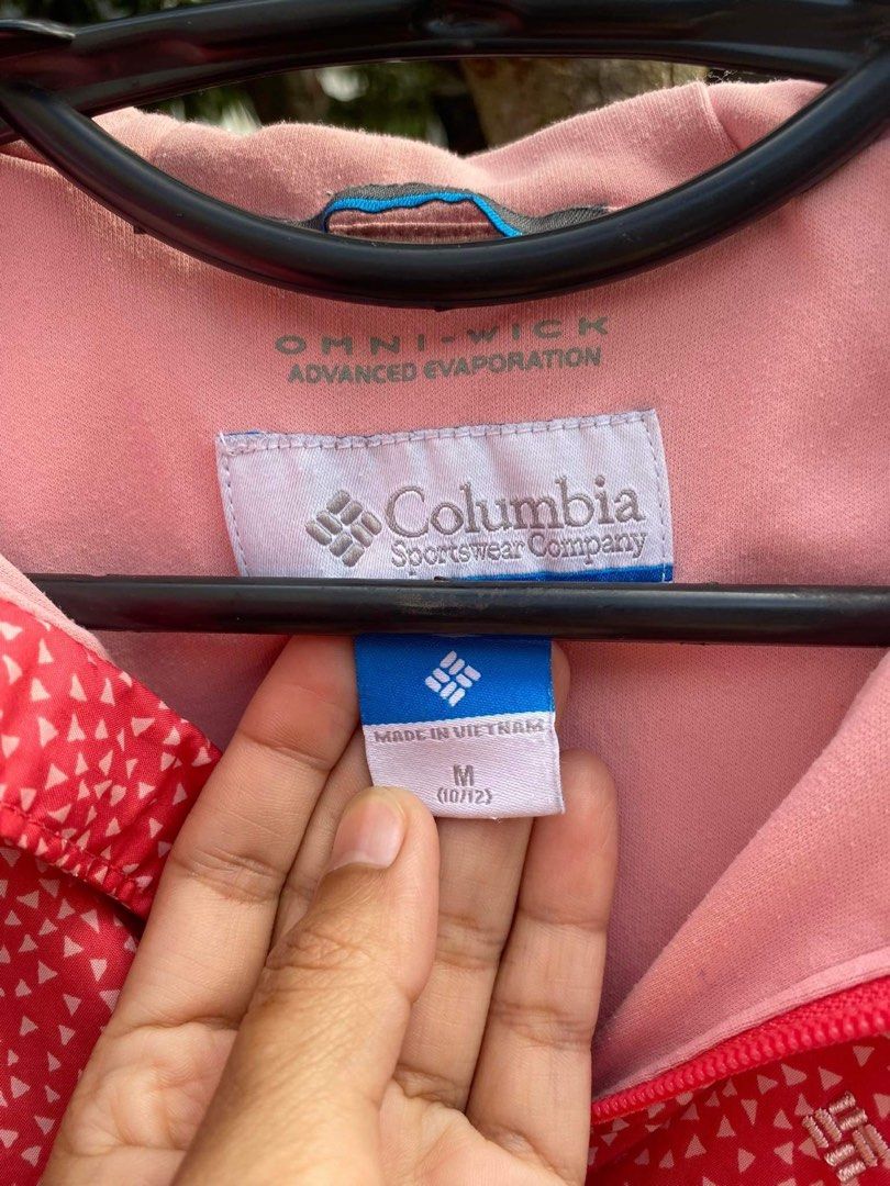 Original Columbia Jacket Raincoat Waterproof Omni-Wick Advanced ...