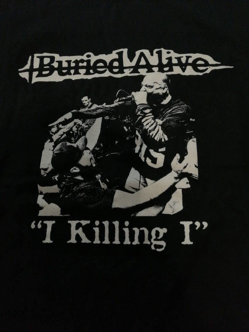 ORIGINAL HARDCORE PUNK BURIED ALIVE BAND TSHIRT, Men's Fashion, Tops ...