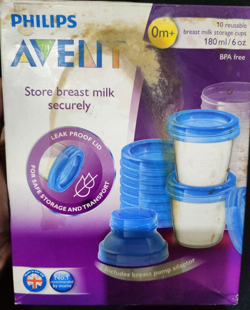 Philips Avent Milk Storage Cups and Lids, Babies & Kids, Nursing ...