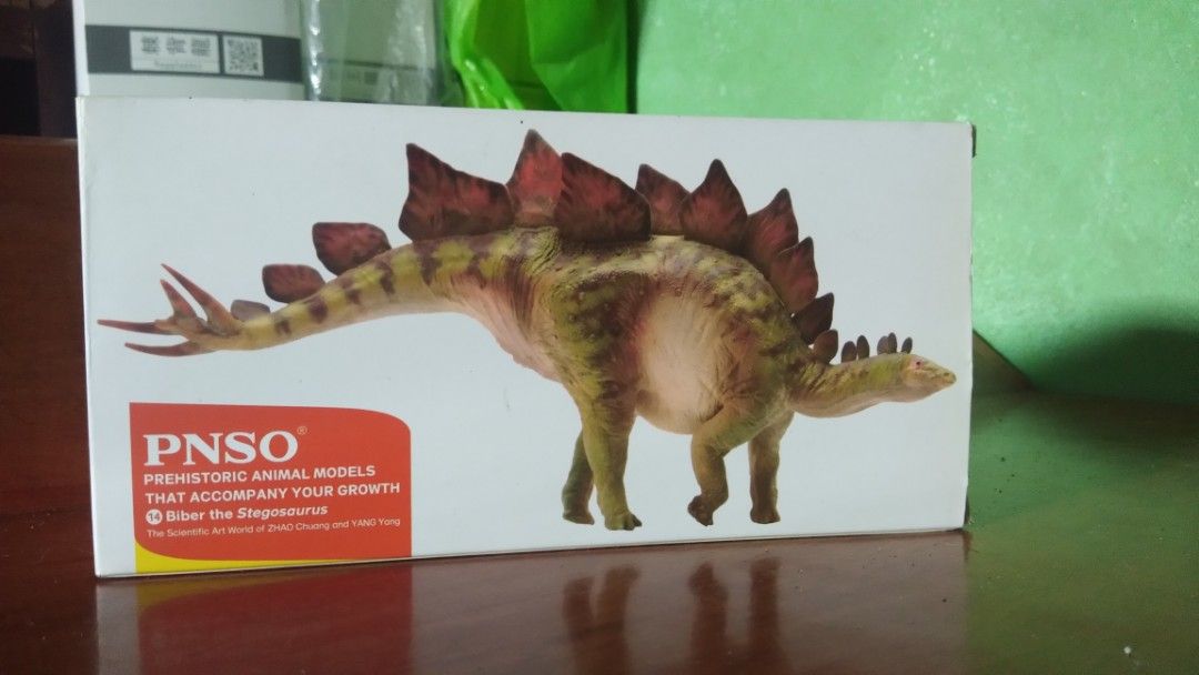 PNSO biber the stegosaurus dinosaur with box, Hobbies & Toys, Toys ...