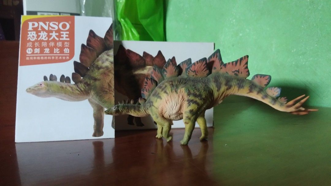 PNSO biber the stegosaurus dinosaur with box, Hobbies & Toys, Toys ...