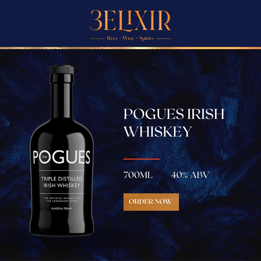 Pogues Irish Whiskey, Food & Drinks, Alcoholic Beverages on Carousell