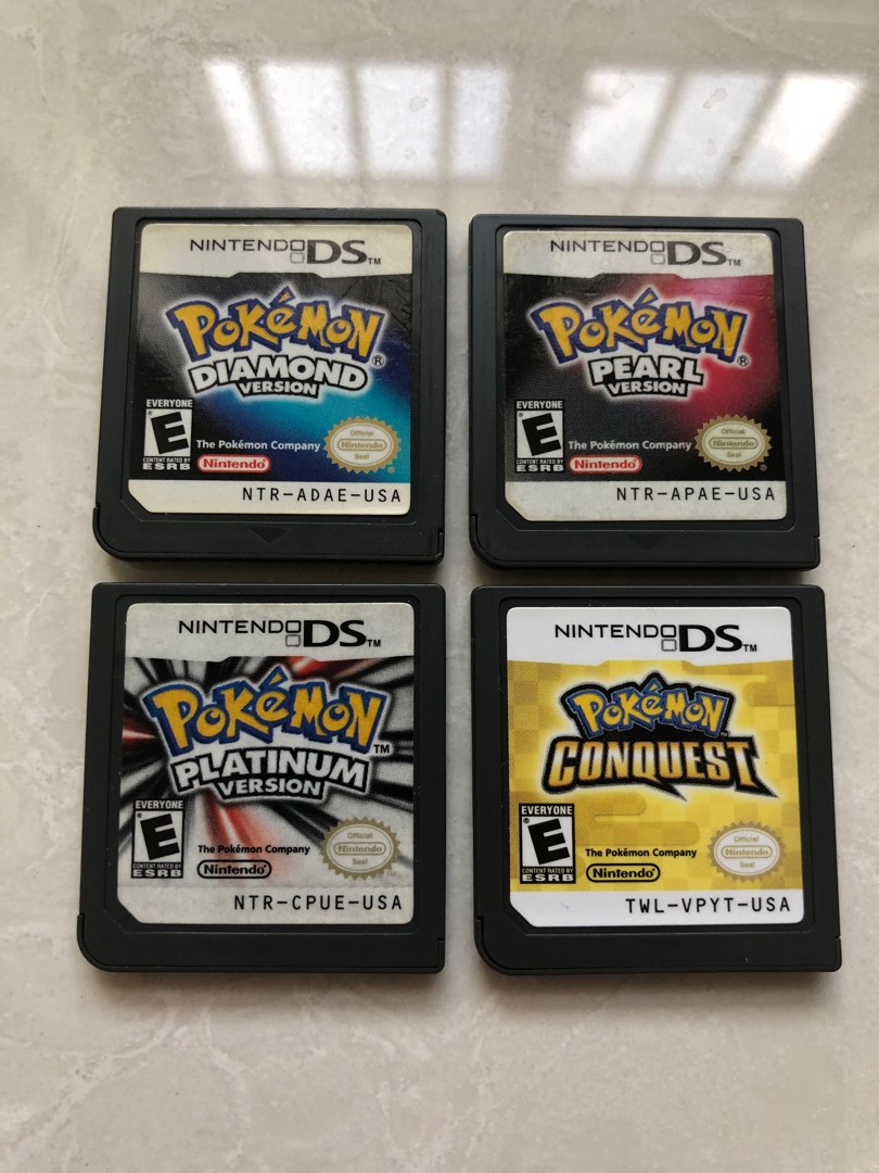 Pokemon Diamond, Pokemon Pearl, Pokemon Platinum, Pokemon Conquest for ...