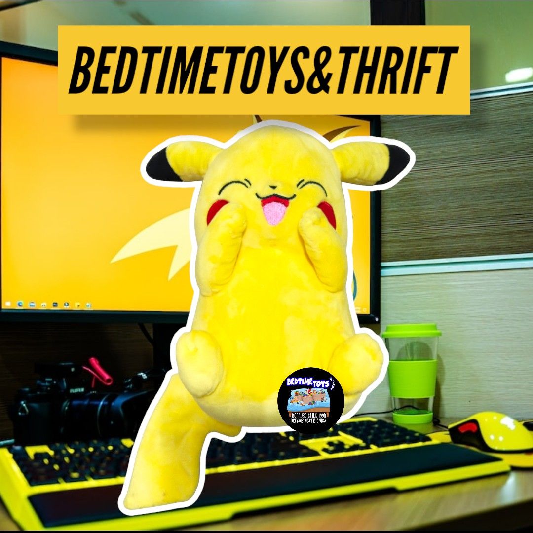 POKEMON PIKACHU 3RD ROUND SOFT TOYS PLUSH, Hobbies & Toys, Toys & Games ...