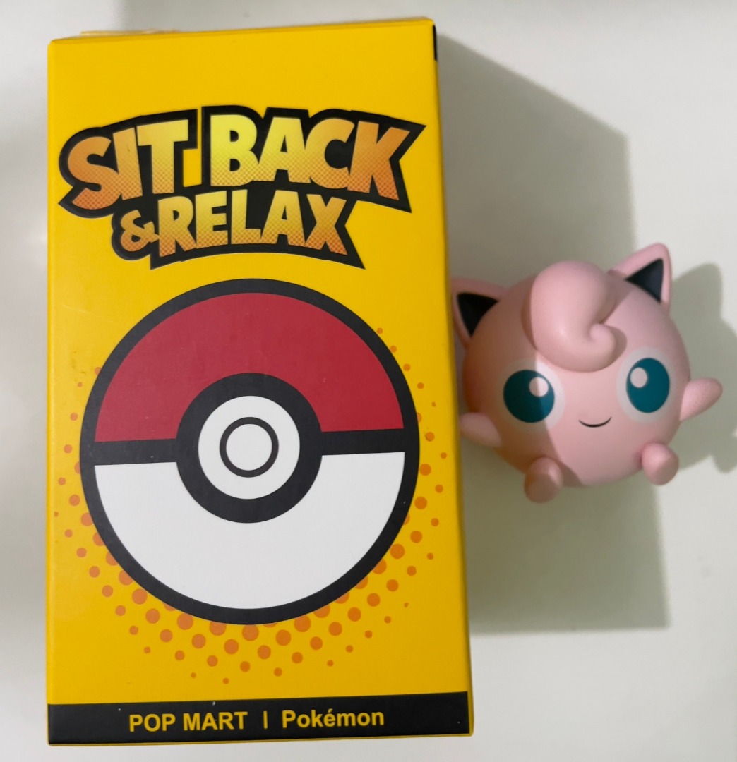 Pokemon Sit Back & Relax Series - Jiggypuff, Hobbies & Toys, Toys ...