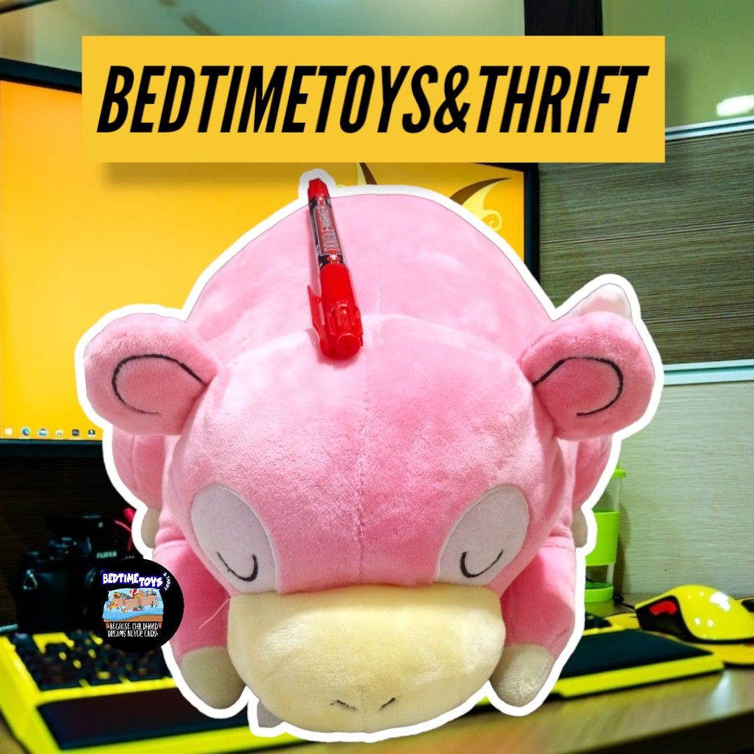 POKEMON SLOWPOKE 3RD ROUND PLUSH, Hobbies & Toys, Toys & Games on Carousell