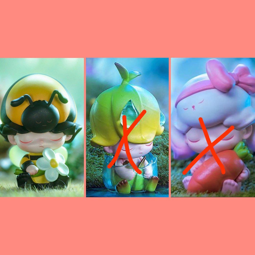 Pop Mart Dimoo Forest Night Little Bee & Dewdrop & Sleepy Bunny popmart ...