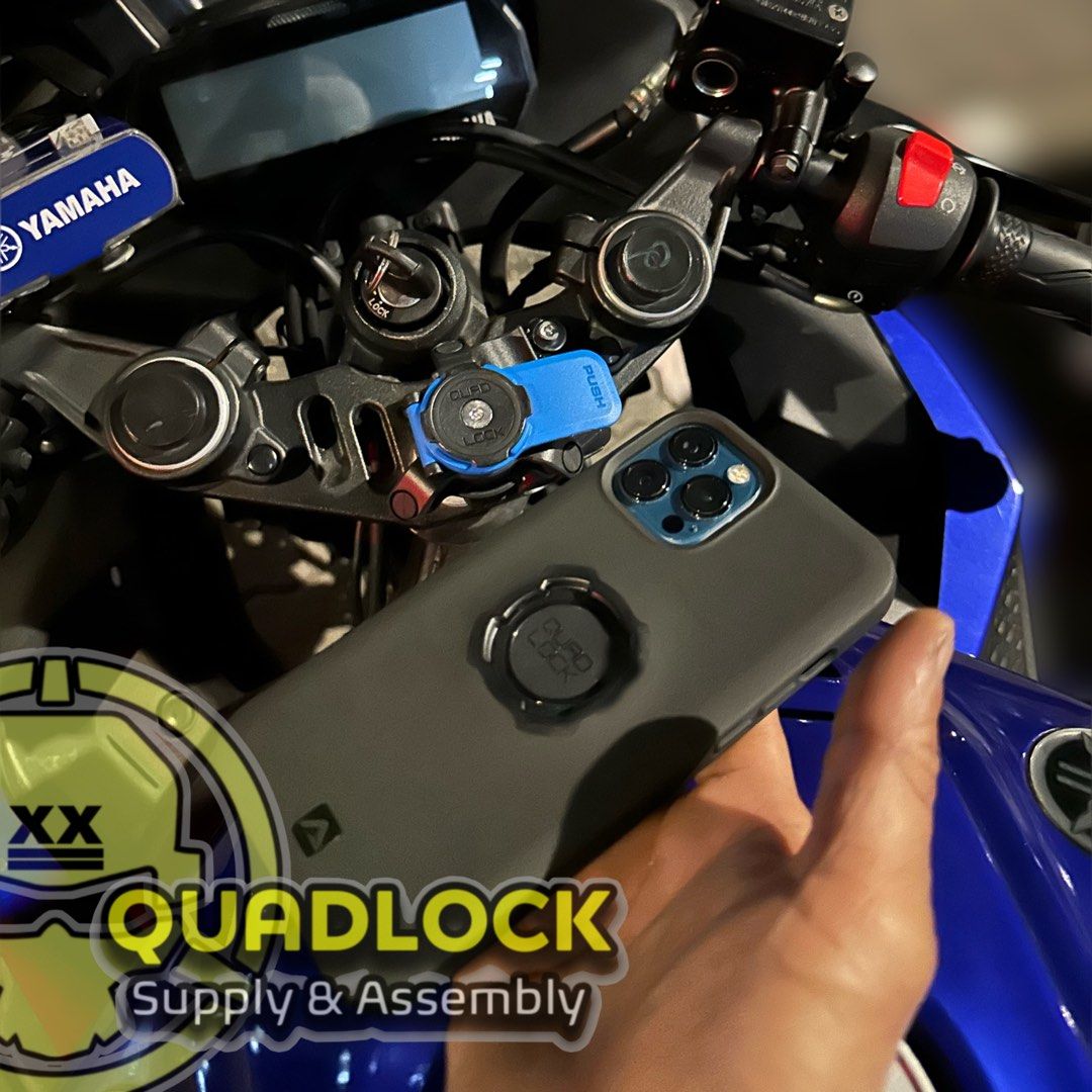 Quadlock - Yamaha R15, Motorcycles, Motorcycle Accessories on Carousell