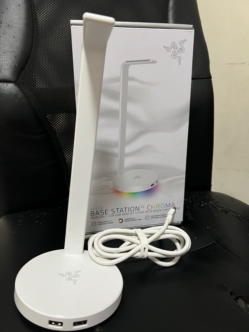 Razer Base Station V2 CHROMA -USB HUB HEADSET STAND WITH RAZER CHROMA ...