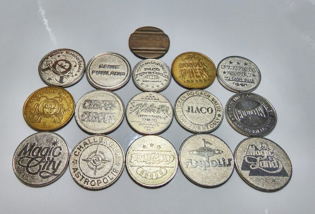 Retro Old School Arcade Coins, Hobbies & Toys, Memorabilia ...