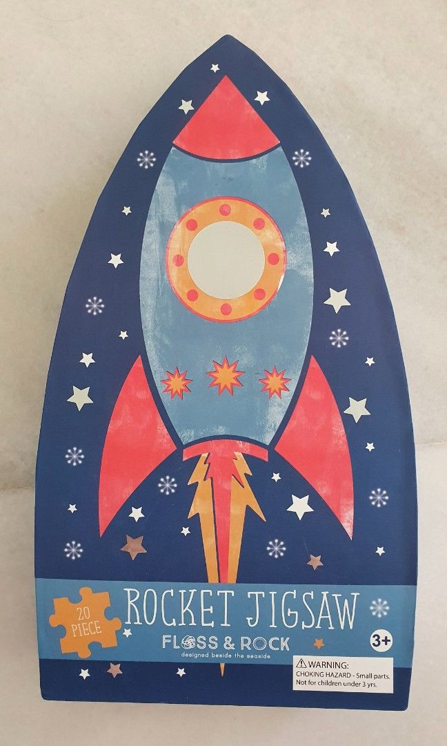 Rocket jigsaw puzzle 20 piece, Hobbies & Toys, Toys & Games on Carousell