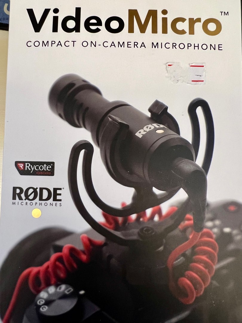 Rode Video Micro Compact on-camera Mic, Audio, Microphones on Carousell