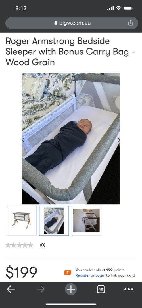 Roger Armstrong Co-sleeper bassinet, Babies & Kids, Baby Nursery & Kids ...