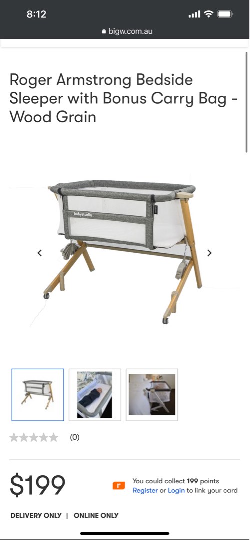 Roger Armstrong Co-sleeper bassinet, Babies & Kids, Baby Nursery & Kids ...