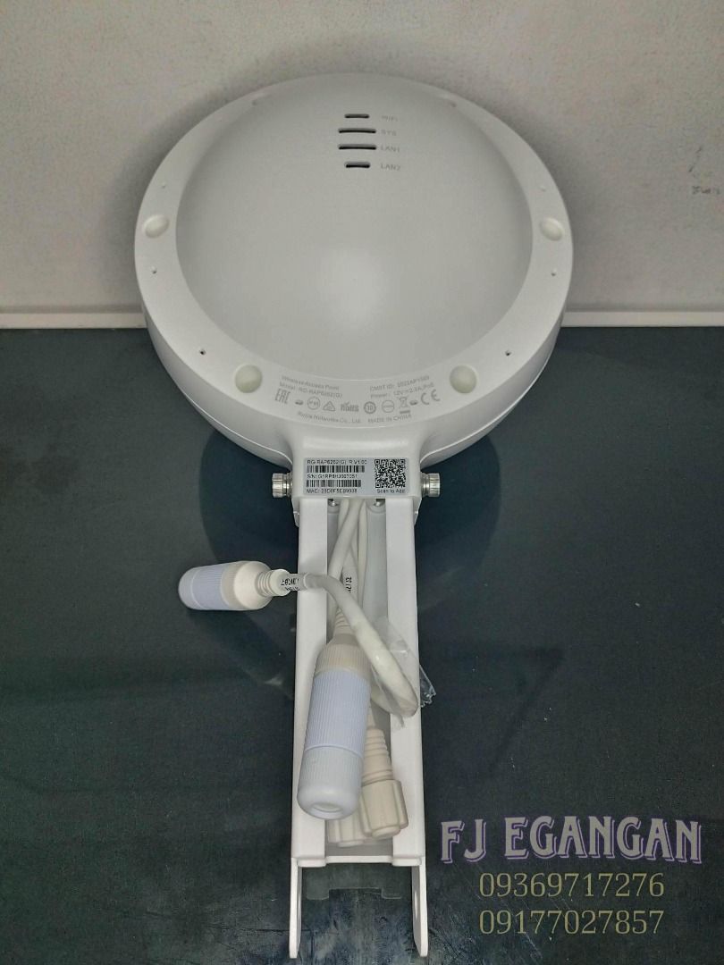 Ruijie RG-RAP6262(G) Wi-Fi 6 AX1800 Outdoor Omni-directional Access ...