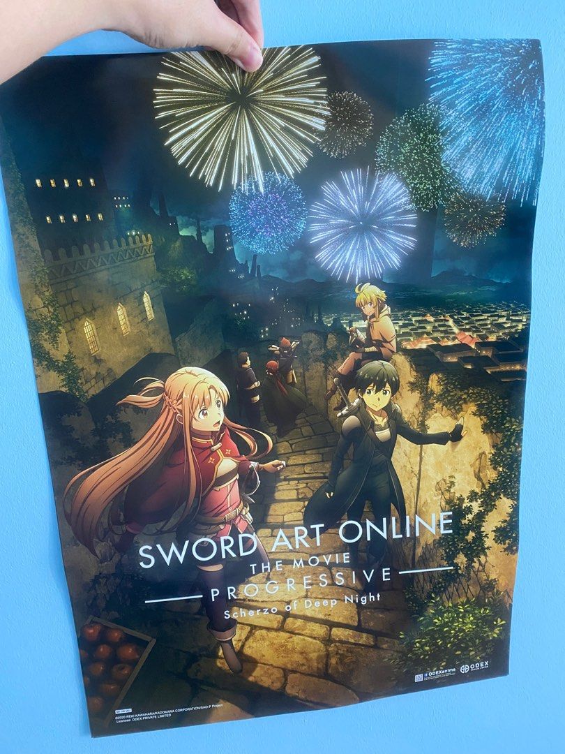 SAO The Movie: Progressive Scherzo of Deep Night Poster, Hobbies & Toys ...