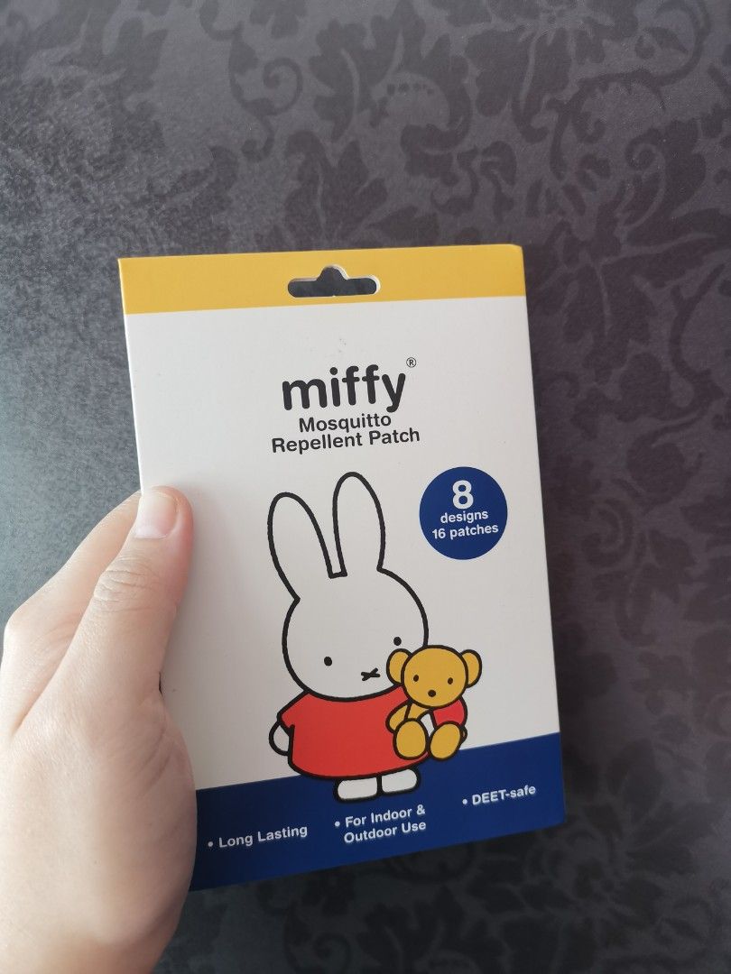 Sealed Miffy Mosquito Repellent Patch Set, Health & Nutrition, Insect ...