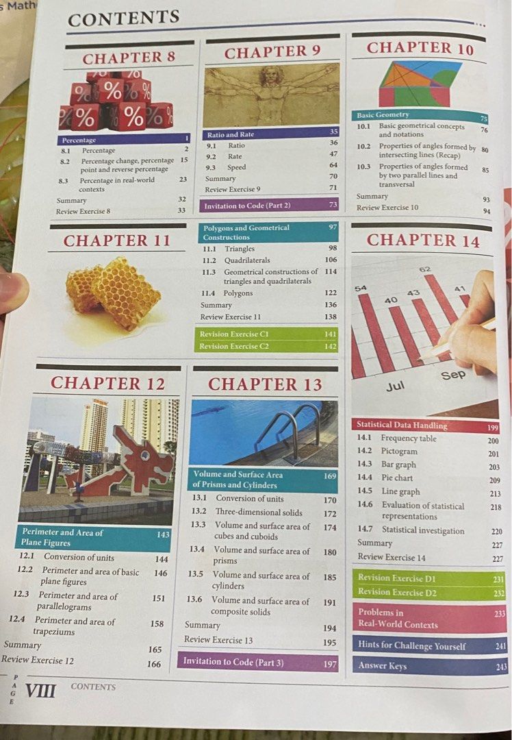 Sec 1 Math Textbook A and B, Hobbies & Toys, Books & Magazines, Assessment Books on Carousell
