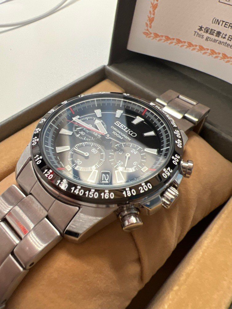 Seiko SSB031P1 SpeedMaster Chronograph Watch, Men's Fashion, Watches ...