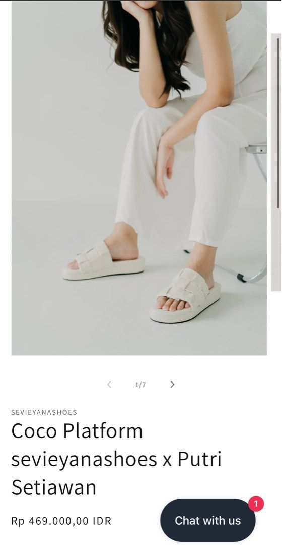 SEVIEYANA SHOES - COCO platform IVORY 38, Women's Fashion, Footwear, Flipflops and Slides on ...