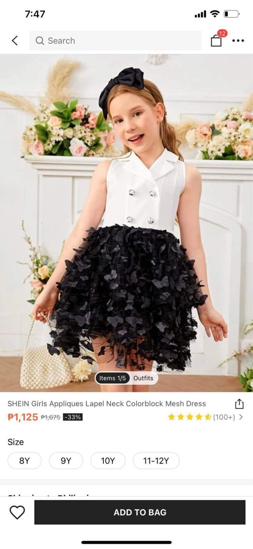Shein Dress for Girl Kids, Babies & Kids, Babies & Kids Fashion on ...