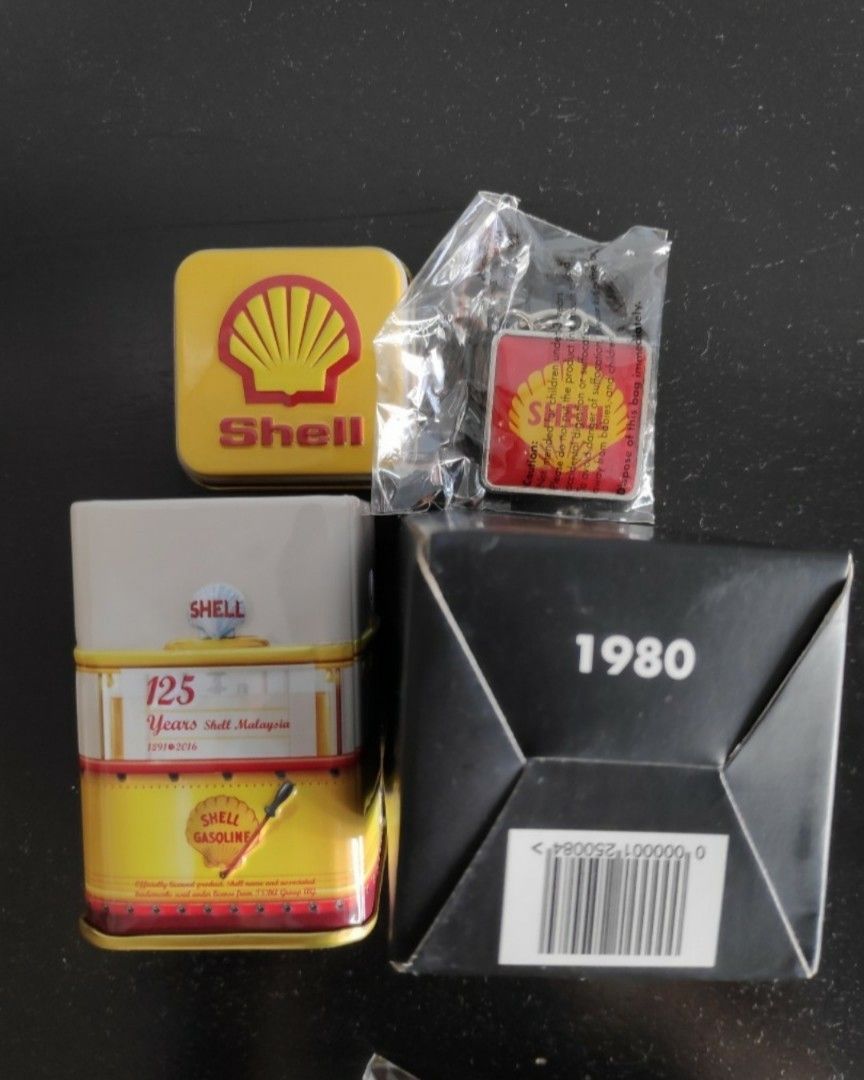 Shell 125th year canisters, Hobbies & Toys, Collectibles & Memorabilia ...