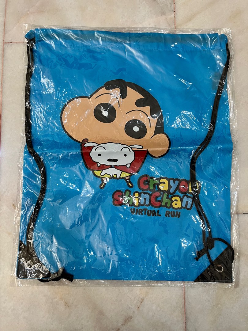 Shinchan Drawstring Backpack, Women's Fashion, Bags & Wallets ...