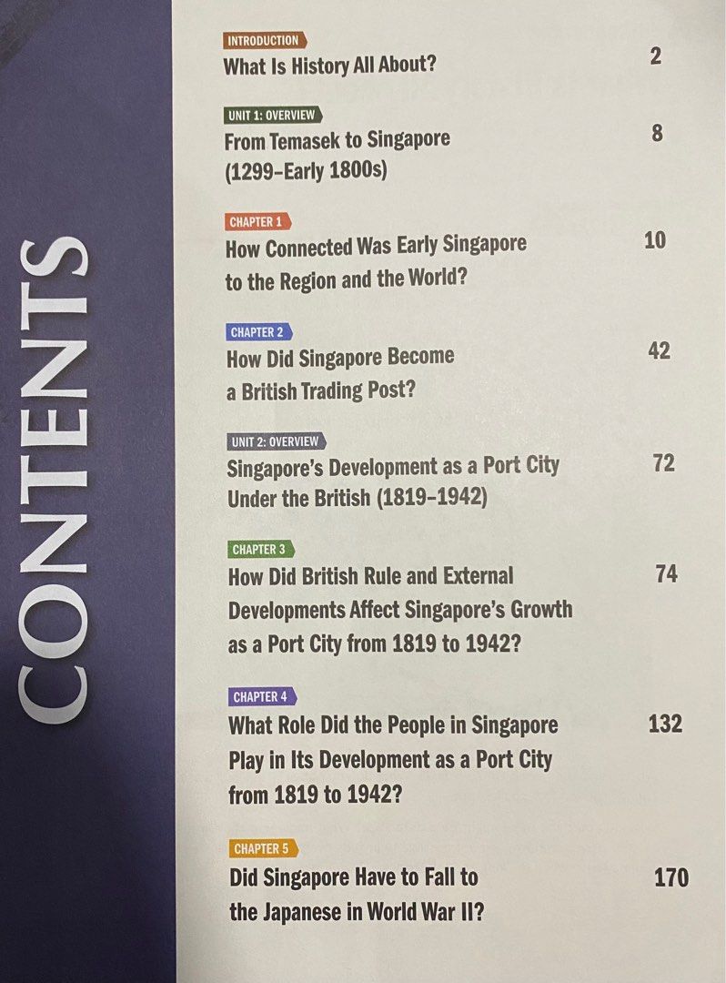 Singapore A Journey Through Time History Textbook Secondary 1., Hobbies ...