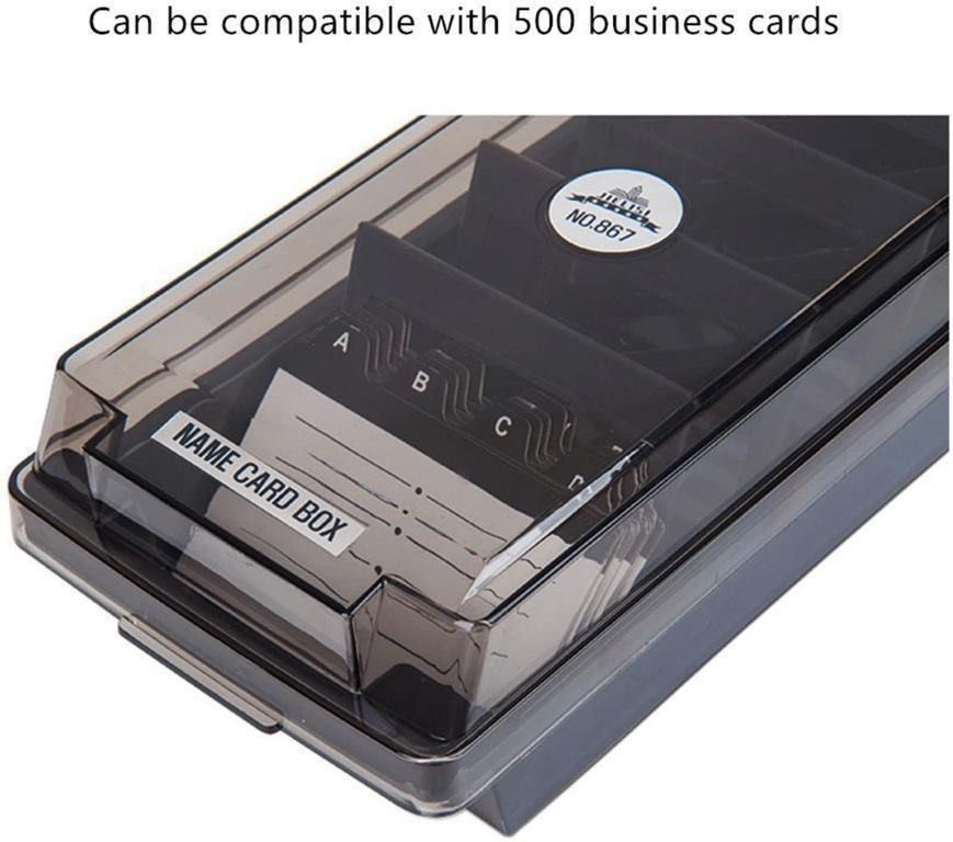 SJ263 Name Card Organiser with Dividers and Index Tabs for 500 and 800 ...