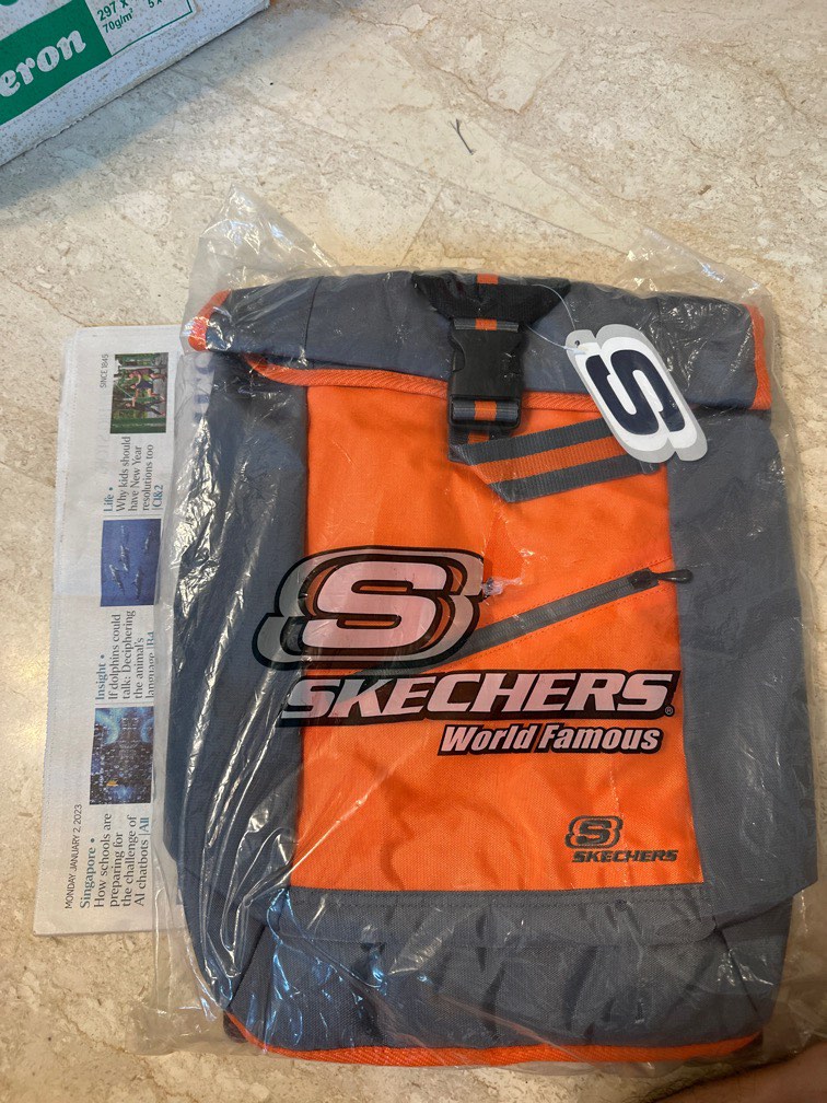 Skechers backpack, Men's Fashion, Bags, Backpacks on Carousell