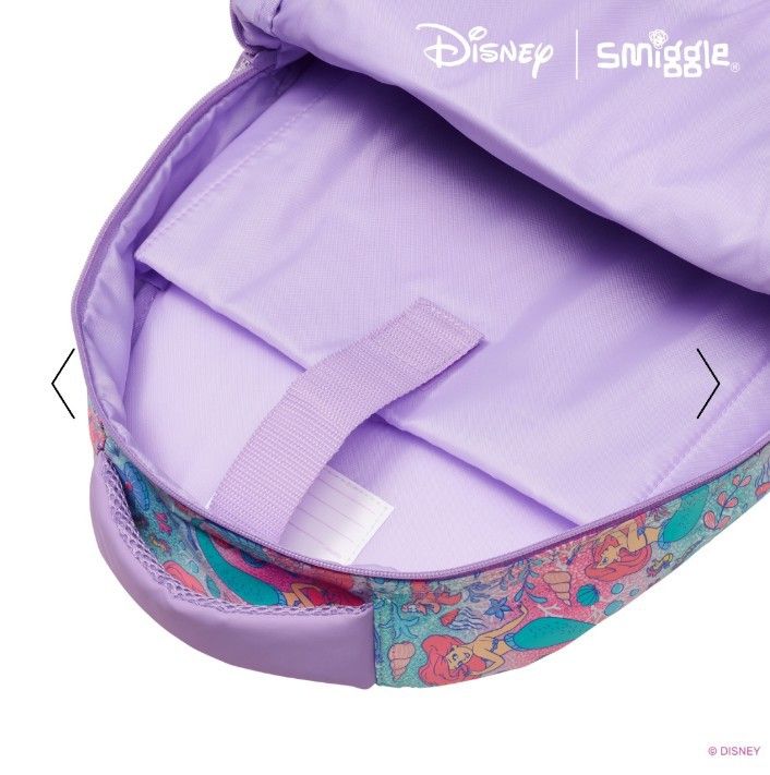 Smiggle Ariel Mermaid Disney Backpack, Women's Fashion, Bags & Wallets ...