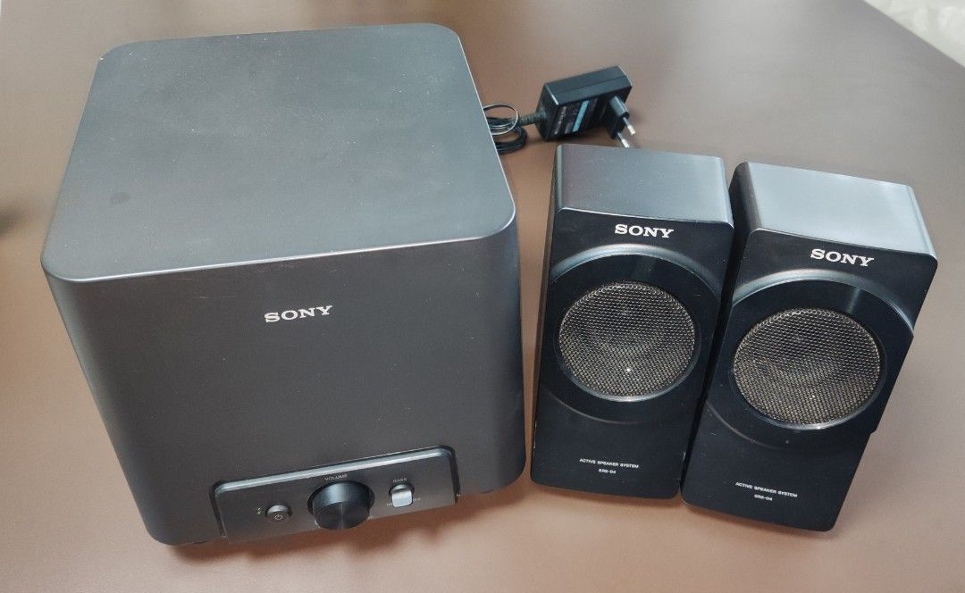 Sony Active Speaker System SRS-D4, Audio, Soundbars, Speakers ...