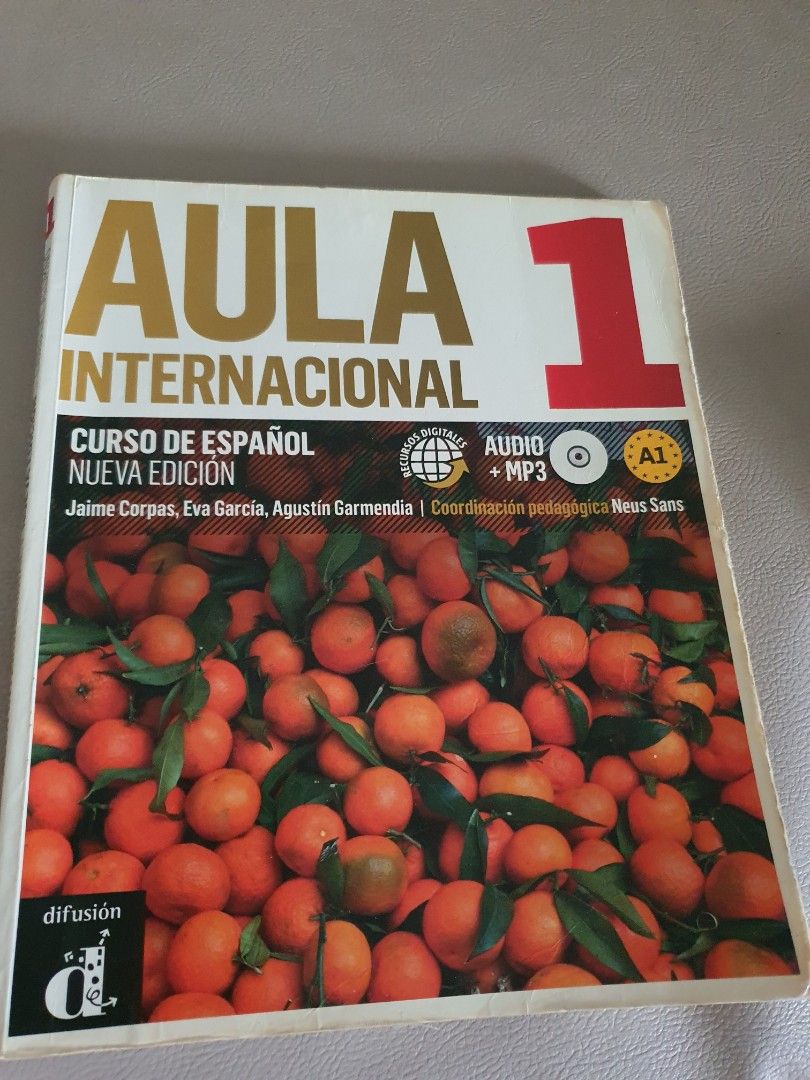 Spanish Textbook Español Aula A1 Internacional, Hobbies & Toys, Books ...
