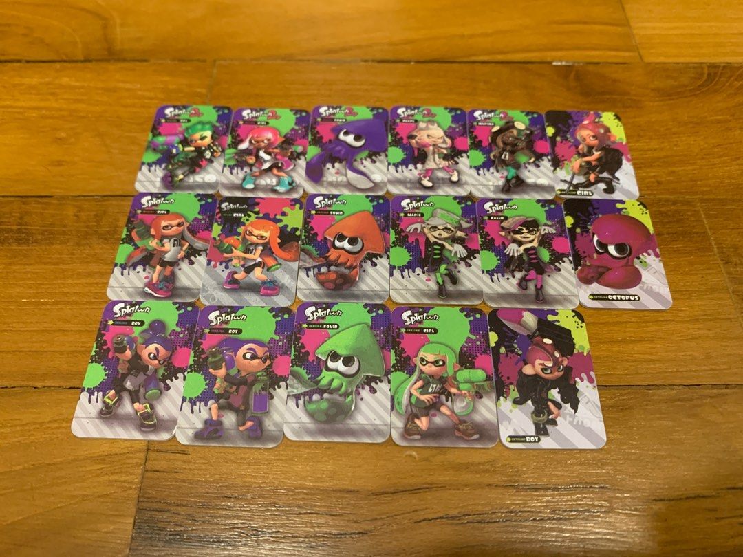 Splatoon NFC Amiibo Card for Nintendo Switch, Video Gaming, Gaming ...