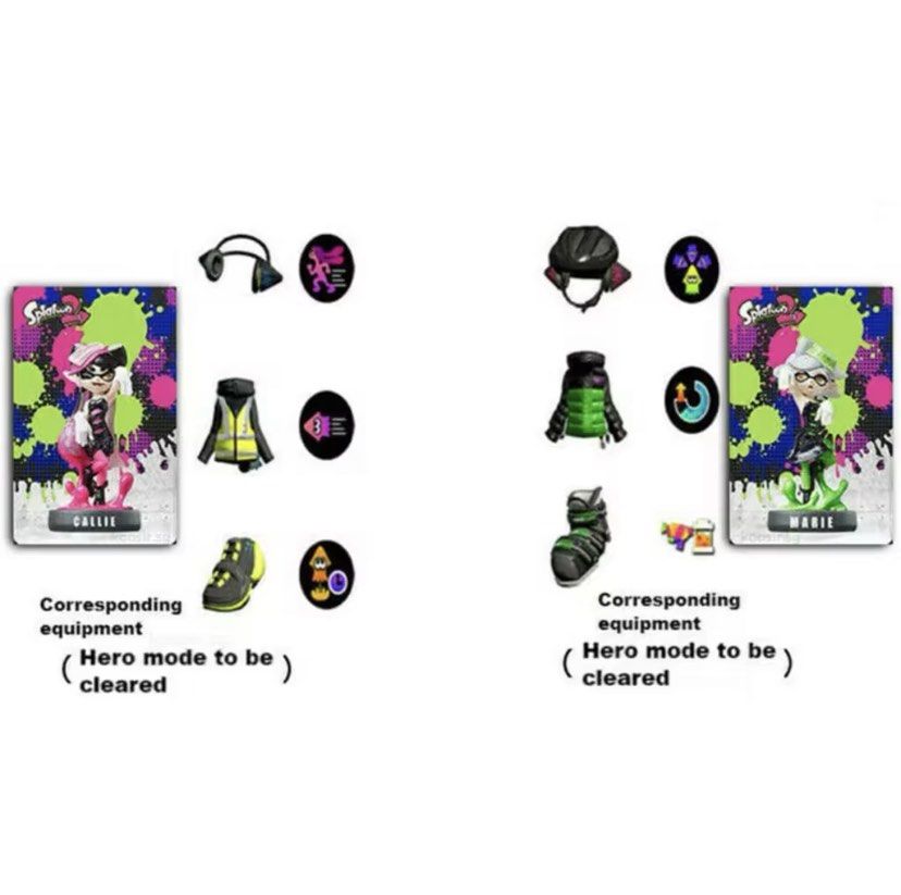 Splatoon NFC Amiibo Card for Nintendo Switch, Video Gaming, Gaming ...