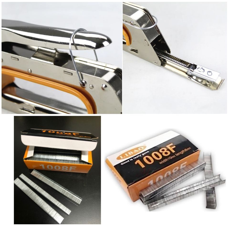 Staple Gun Tacker & Staple Nail Heavy Duty, Furniture & Home Living ...