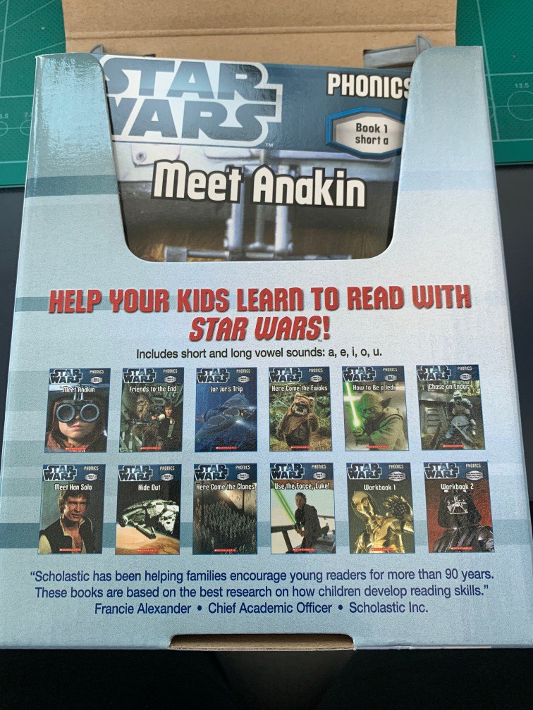 Star Wars Phonics (full box set), 興趣及遊戲, 書本 & 文具, 兒童書籍 - Carousell