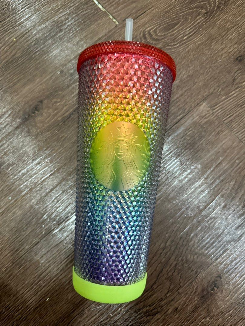 Starbucks Rainbow Pride Tumbler, Furniture & Home Living, Kitchenware ...