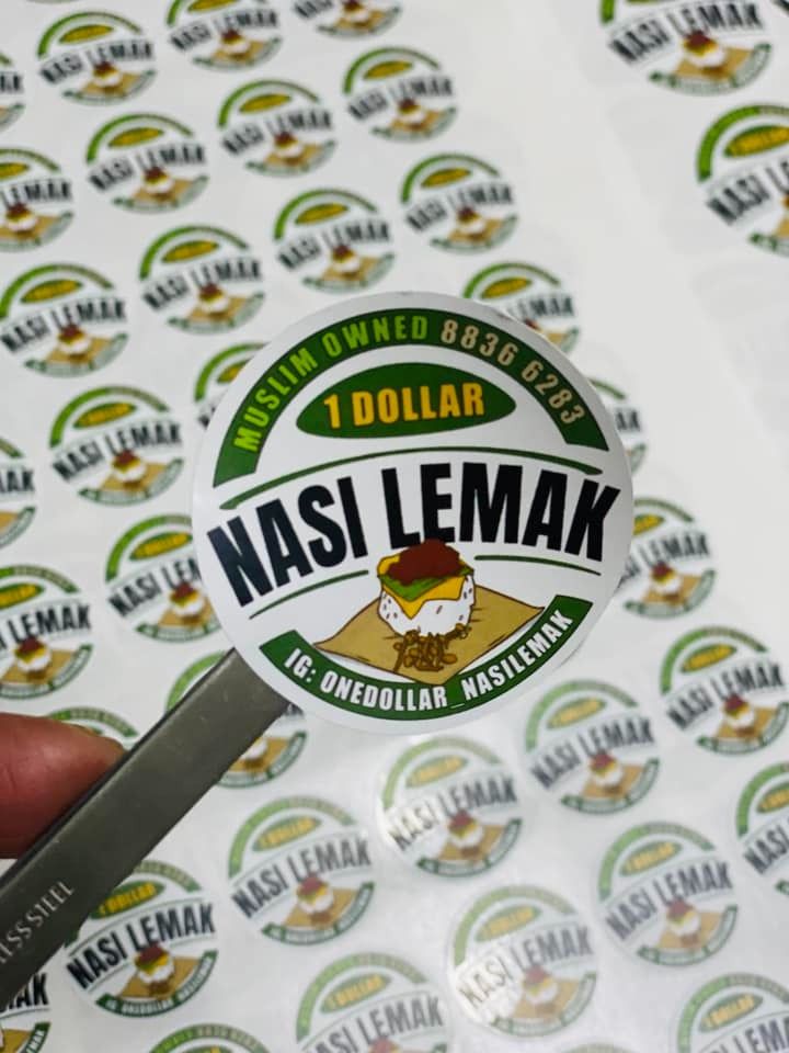 100pcs CHEAP Sticker printing services : Customised stickers/logo ...