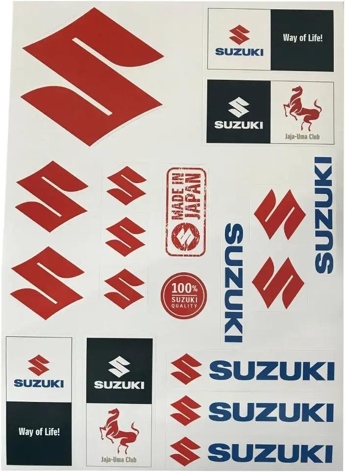 Suzuki Sticker set 2 sheets Sticker set Sticker kit, Hobbies & Toys ...