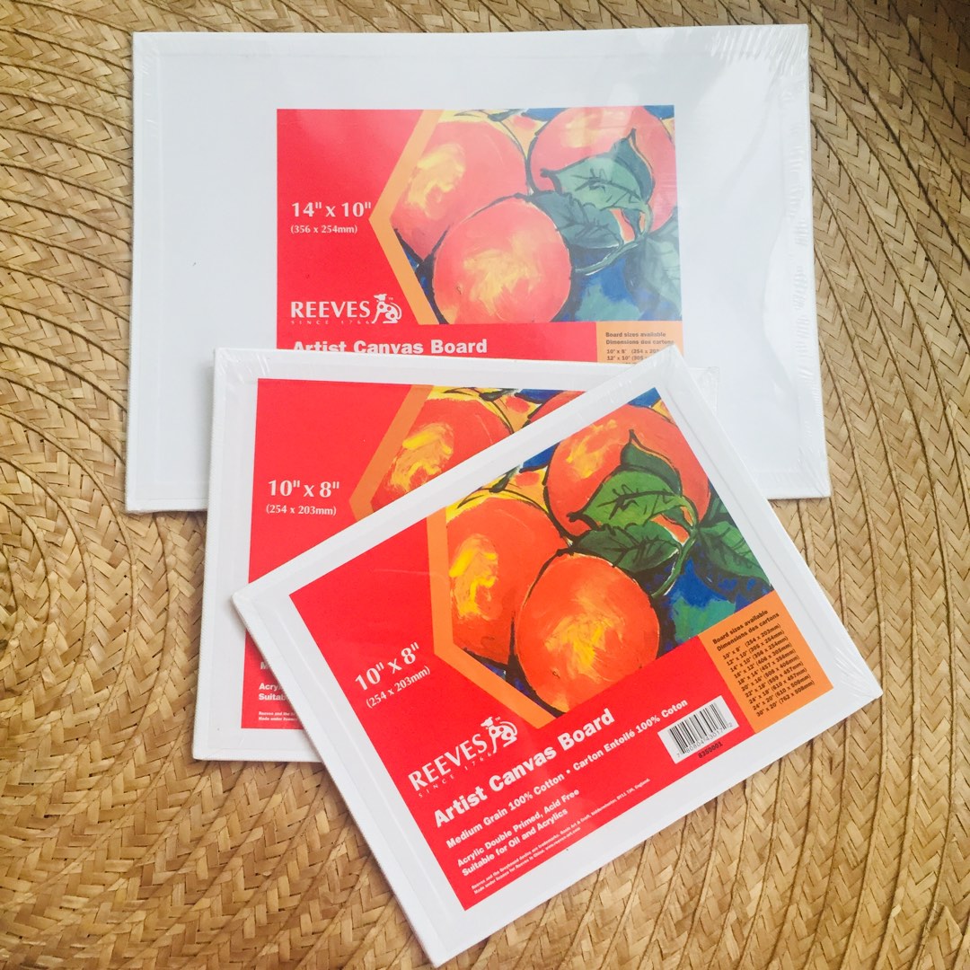 Take All Reeves Artist Canvas Board, Hobbies & Toys, Stationary & Craft ...