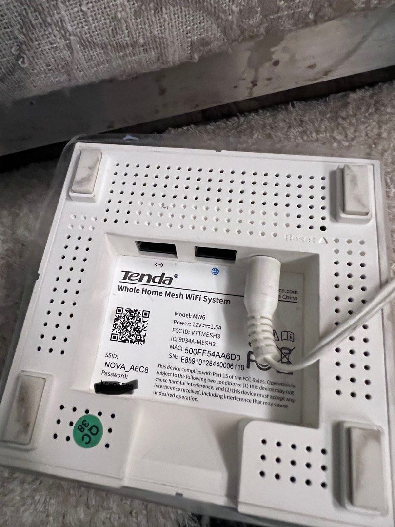 Tenda wifi mesh (2 unit), Computers & Tech, Parts & Accessories ...
